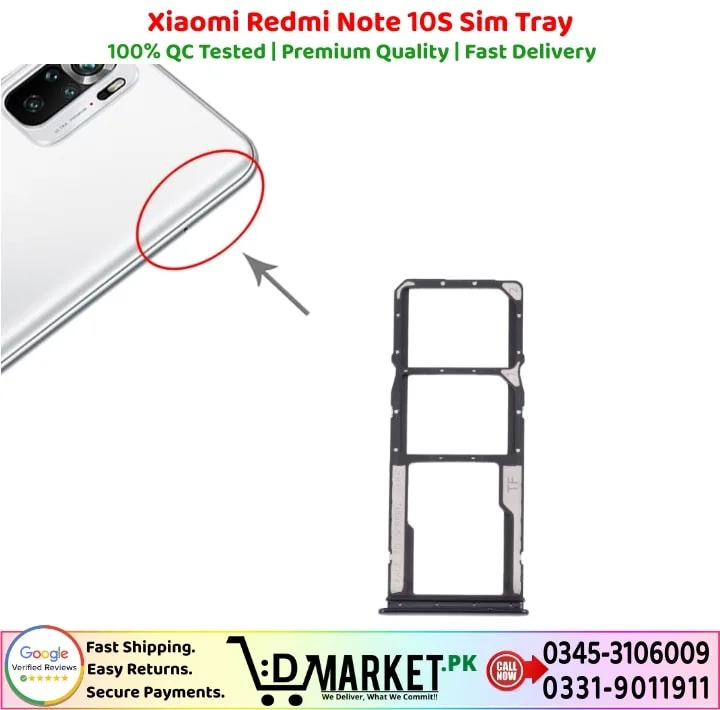 Xiaomi Redmi Note 10S Sim Tray | Original | 2026 Exclusive
