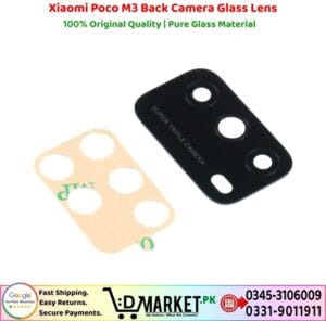 Xiaomi Poco M3 Back Camera Glass Lens Price In Pakistan