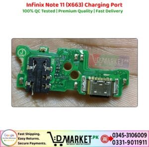 Infinix Note 11 X663 Charging Port Price In Pakistan
