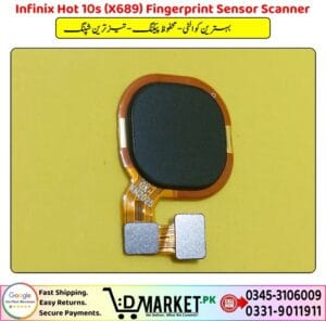 Infinix Hot 10s X689 Fingerprint Sensor Scanner | 2025 Exclusive!!